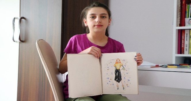 ELİFE’NİN TEK HAYALİ MODA TASARIMCISI OLMAK